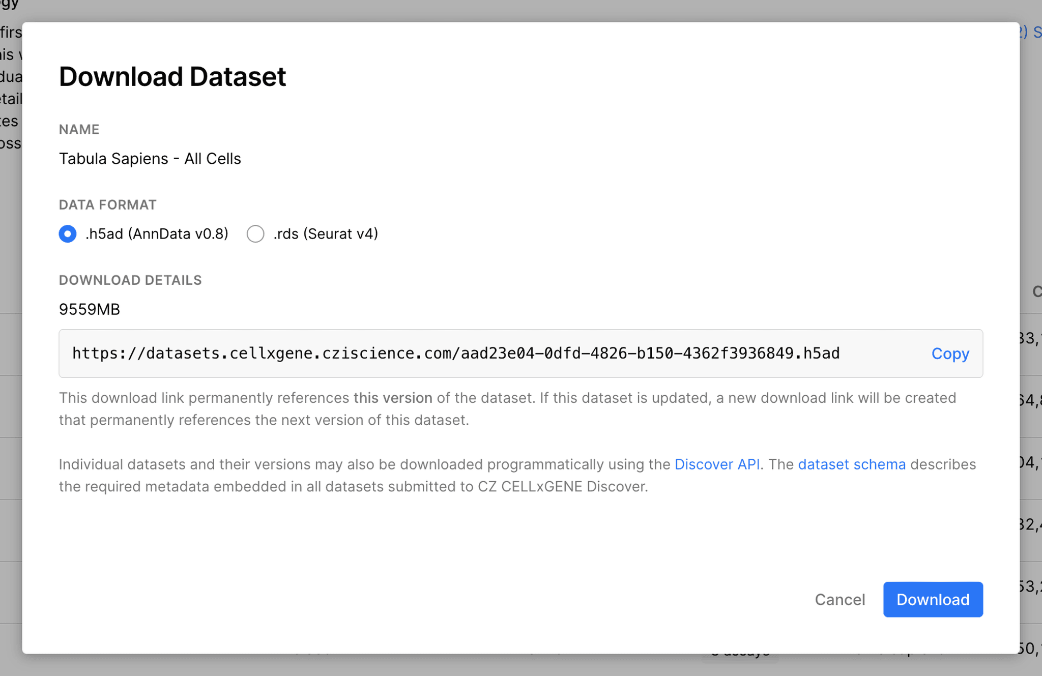 Documentation - CZ CELLxGENE